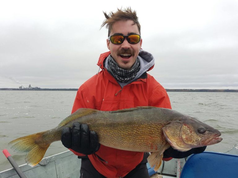 A beautiful 30 inch Walleye caught by Rob Myatt on October 30th ...